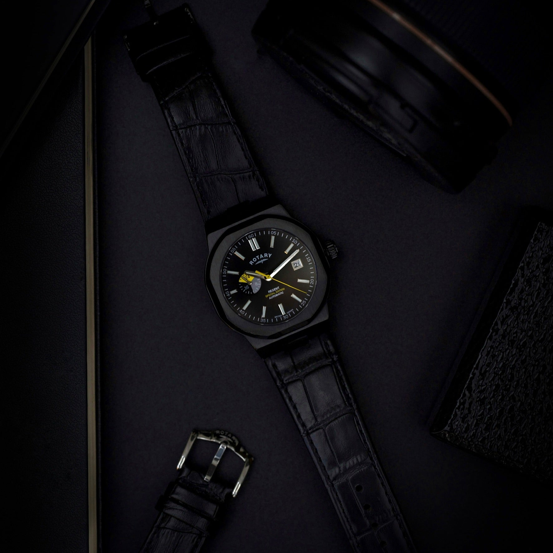 Rotary Sport Automatic Black Edition - GS05459/04Y – Rotary Watches