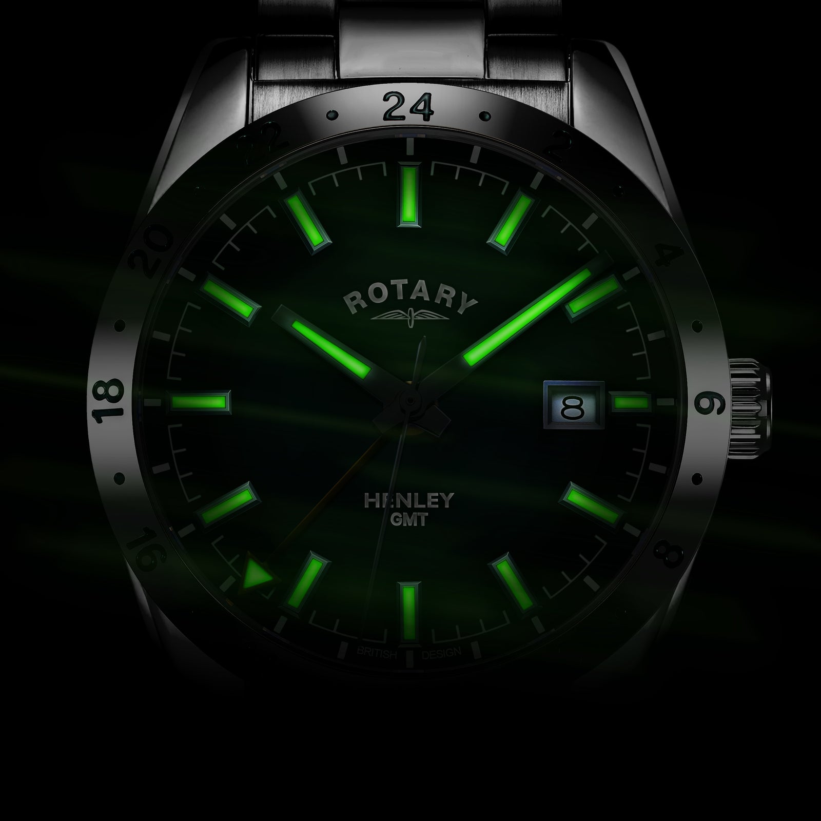 Rotary Henley GMT Watch - GB05176/24