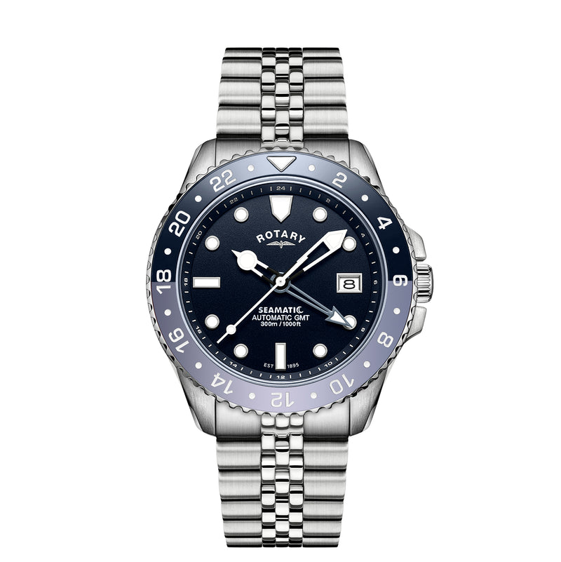 Rotary Seamatic 300 GMT Automatic Watch - RGB10005/04