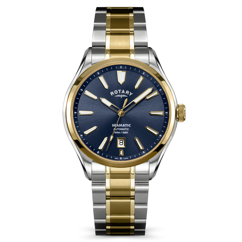 Rotary Seamatic 100 Blue Dial Automatic Watch - RGB10034/05