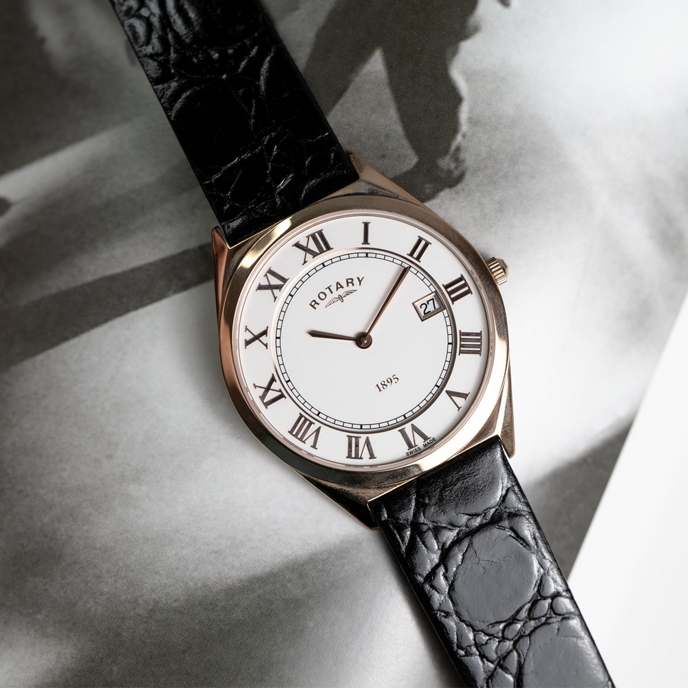 Rotary Ultra Slim Swiss Made Watch - GS08003/01