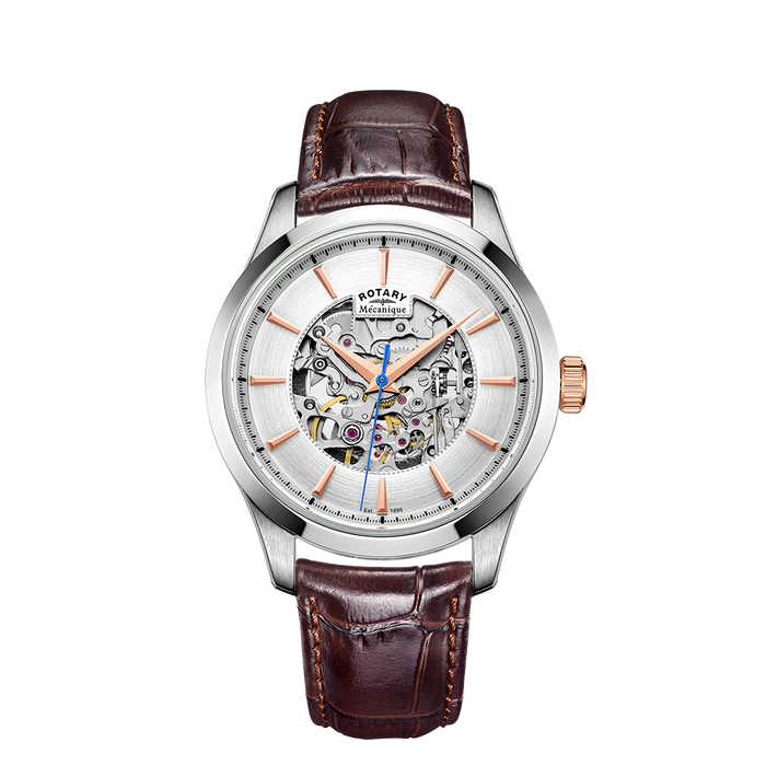 Rotary Mecanique Skeleton Automatic Watch - GS05032/06